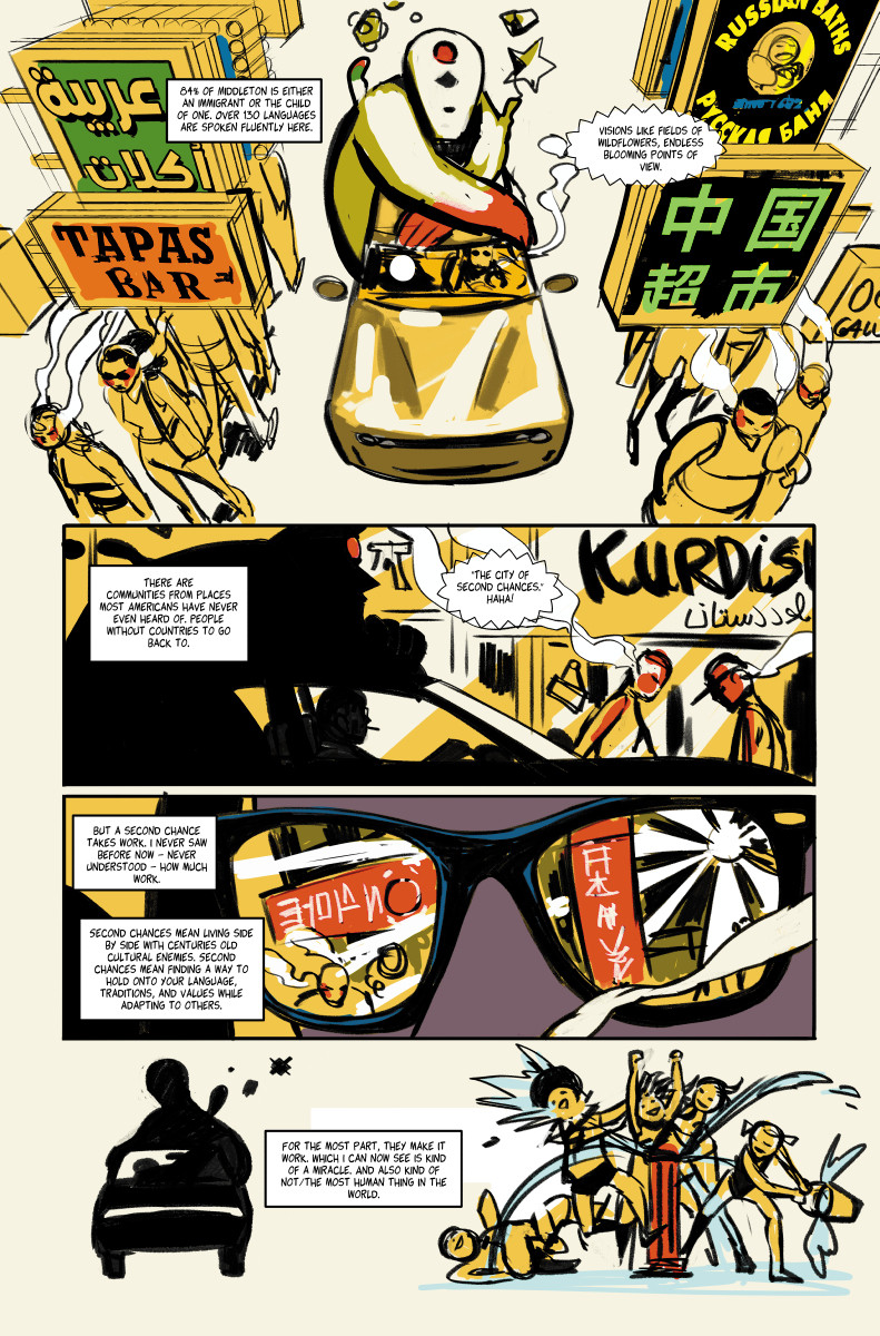 Absolute Martian Manhunter 4 Delivering Information Layouts - SKTCHD